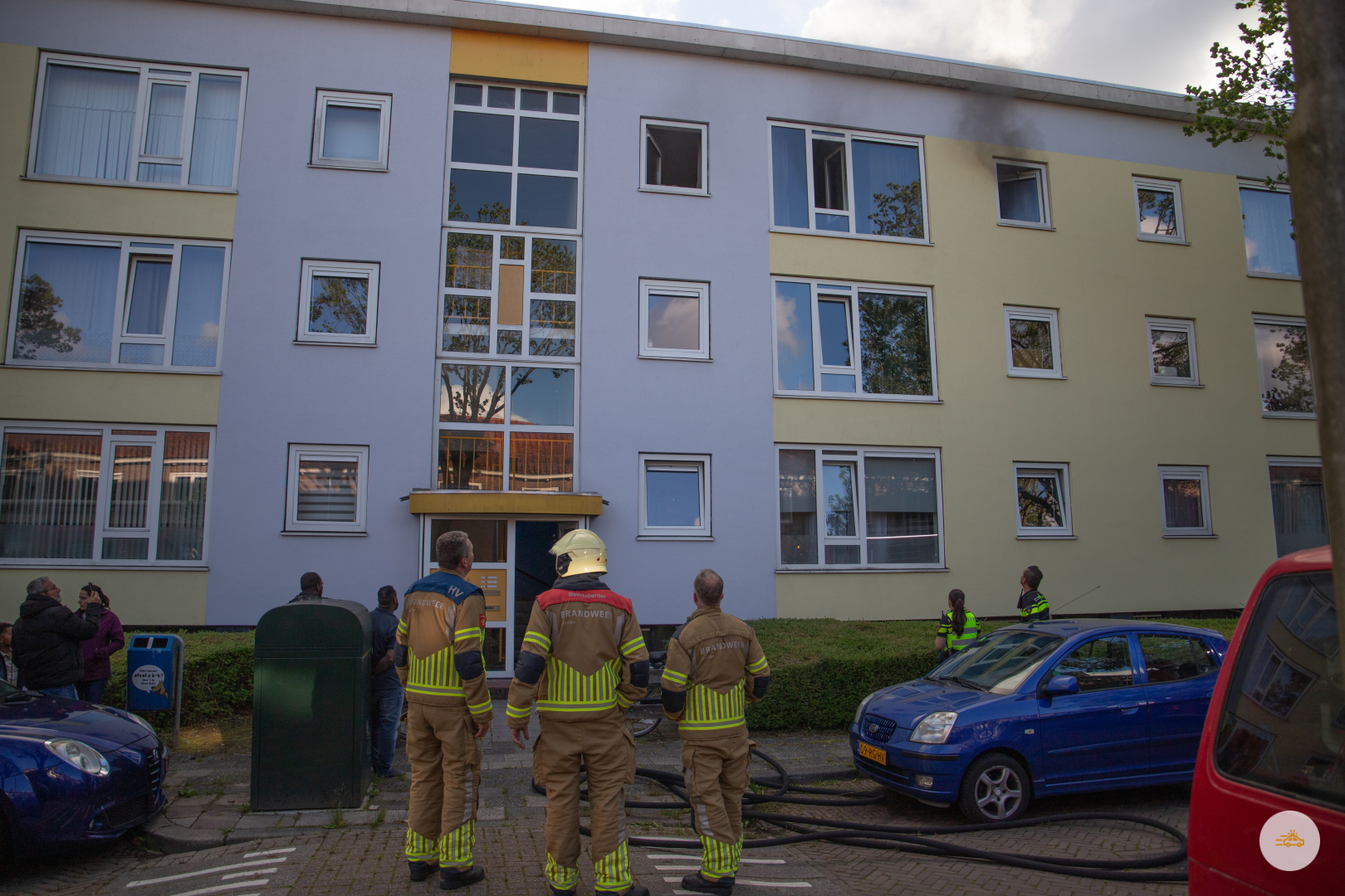 Portiekwoning in Brand